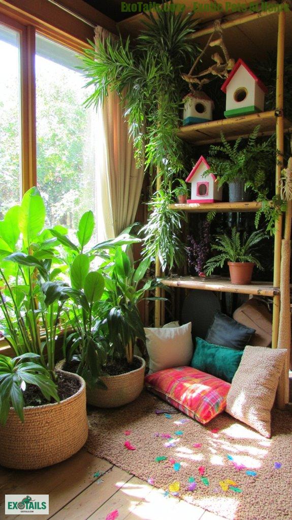 Eco-Friendly Aviary Interior Design: A How-To Guide - exotails.com